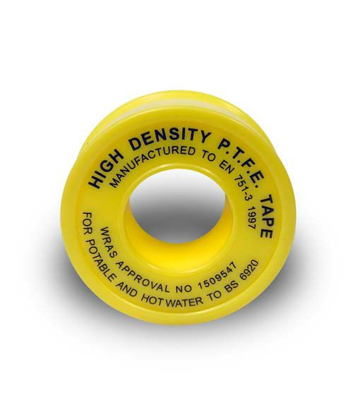 High Density PTFE Yellow Thread Seal Tape 12mm x 5m - Calor Gas Burgess ...